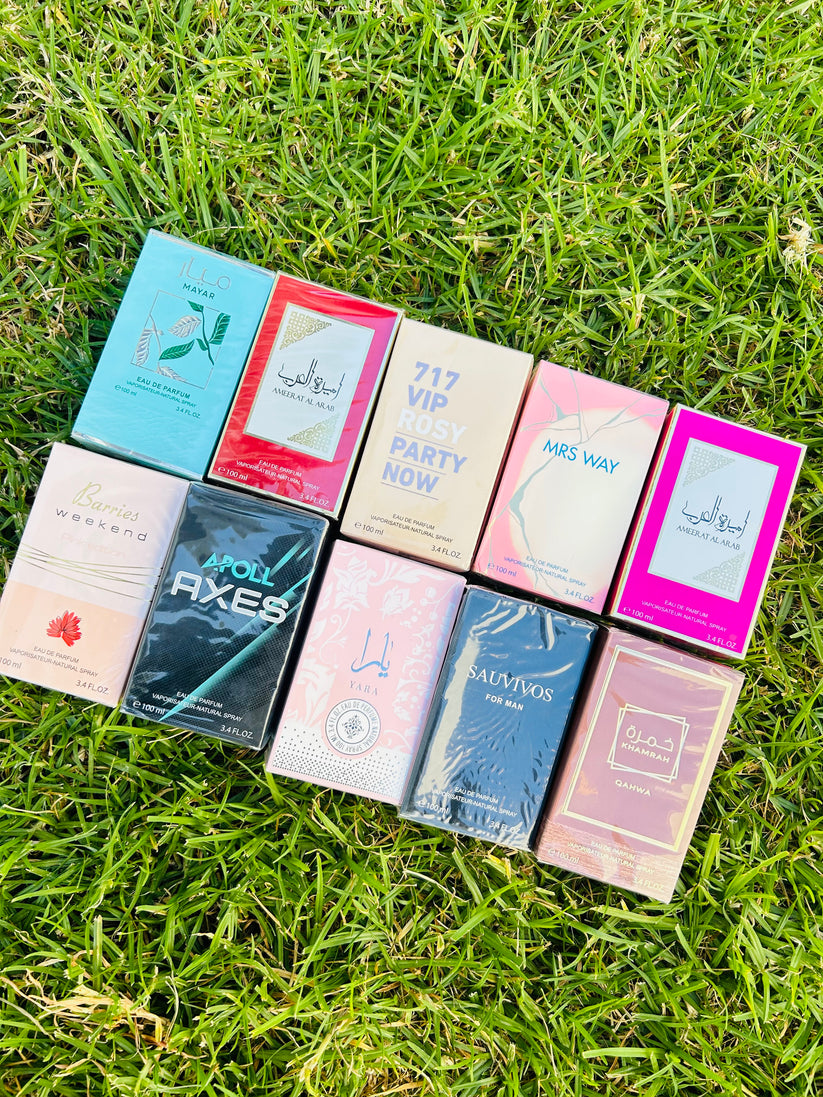 New arabic inspired perfumes(100mlx10) – Rohu's wholesale and retail